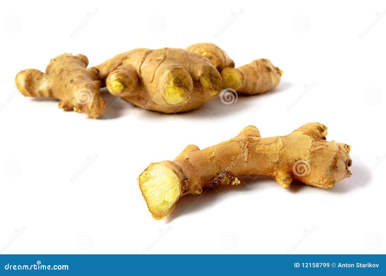 Ginger roots stock image. Image of close, flavorer, light - 12158799