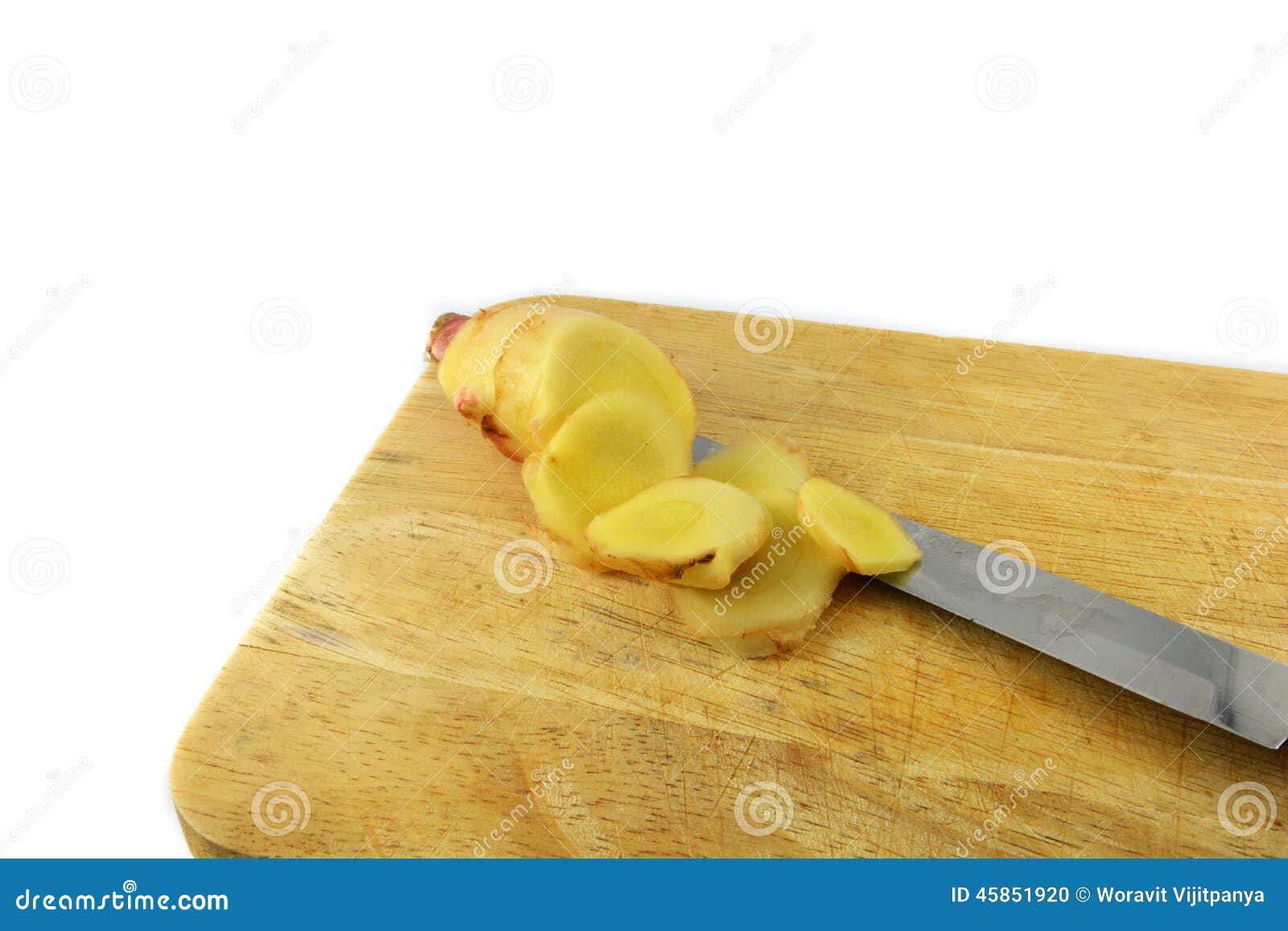 Ginger Sliced stock photo. Image of sliced, spice, root - 45851920