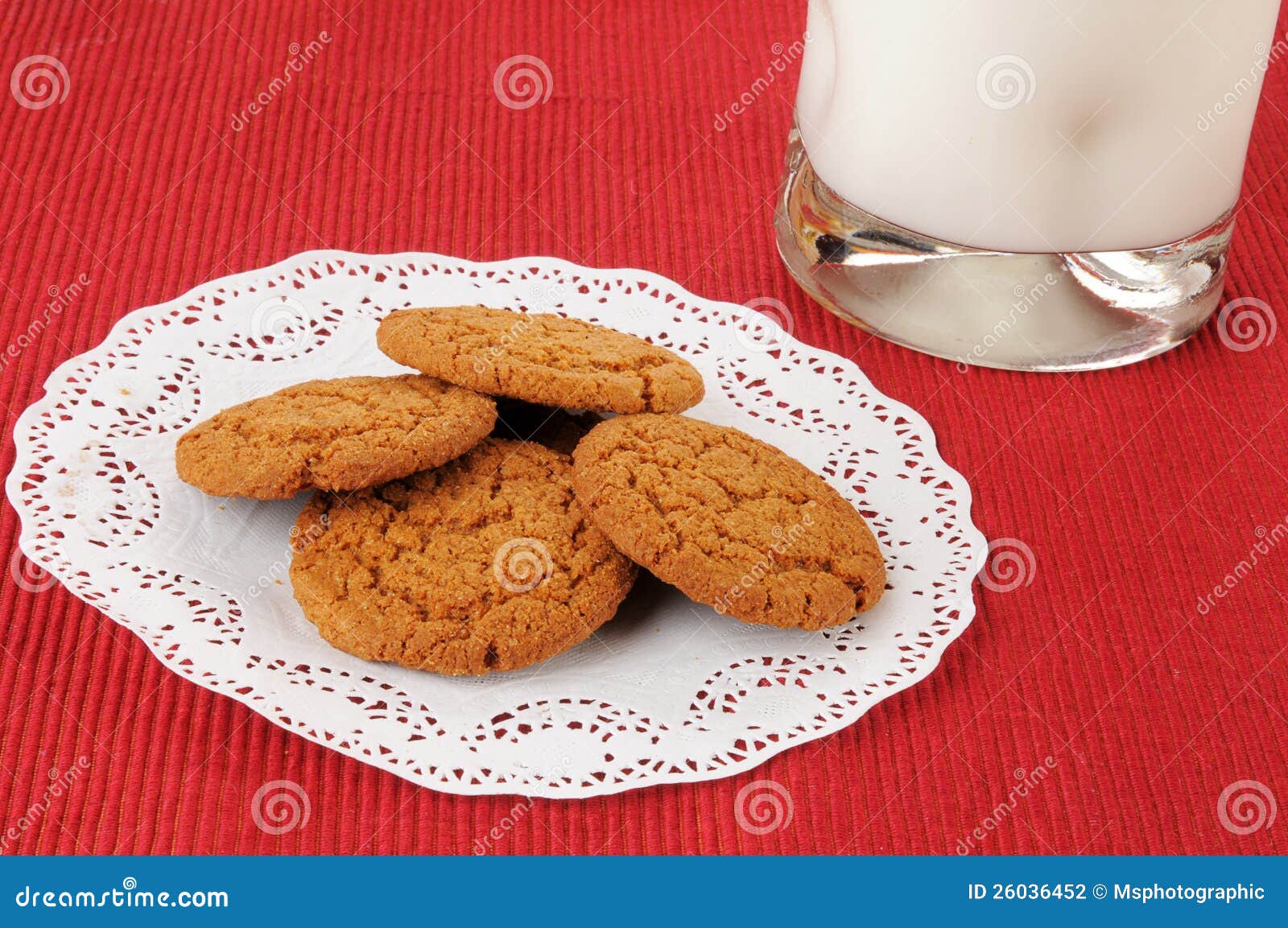 Ginger snap cookies stock photo. Image of white, horizontal - 26036452