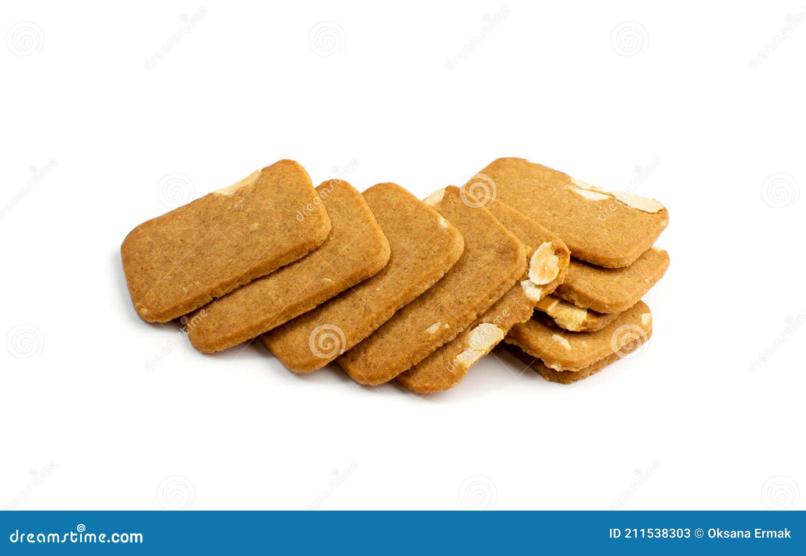 Ginger Snap Isolated, Rectangular Ginger Nut, Biscuit Square Cookies ...