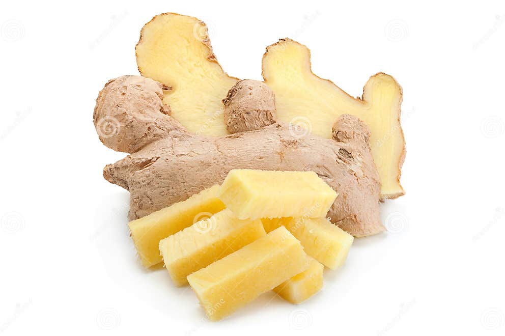 Ginger spice on white stock photo. Image of root, organic - 94542900