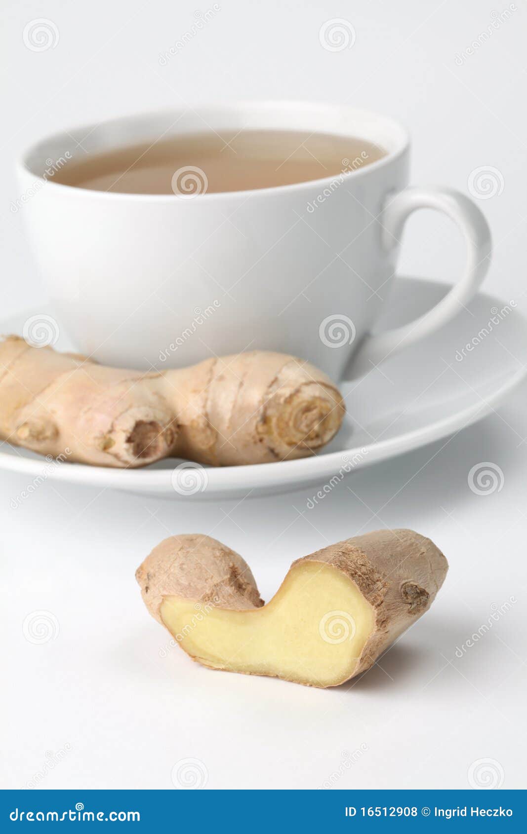 Ginger tea stock photo. Image of saucer, seasoning, healthy - 16512908