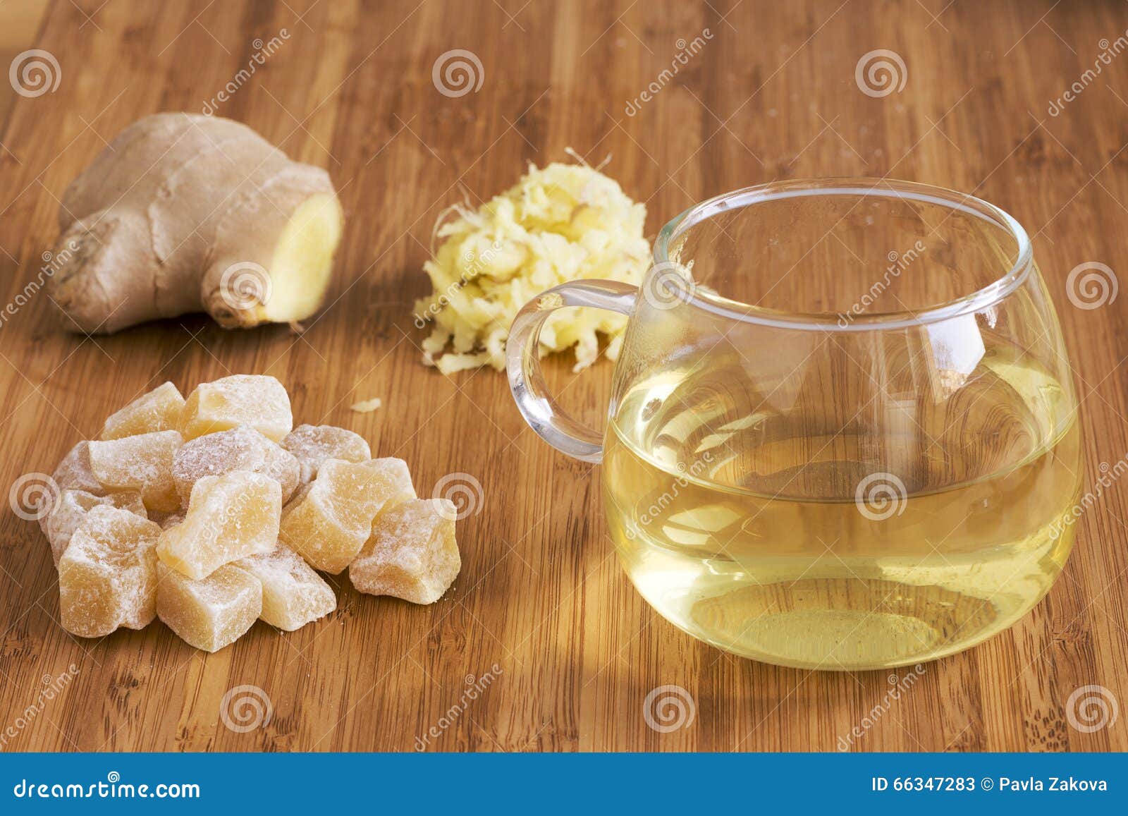 Ginger Tea and Candy Pieces Stock Image - Image of aromatic, piece ...