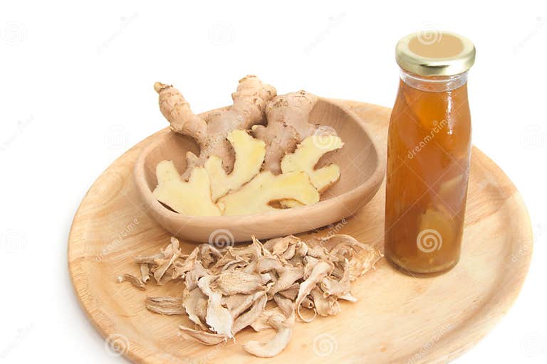 Ginger tea and ginger root stock image. Image of brown - 31068283