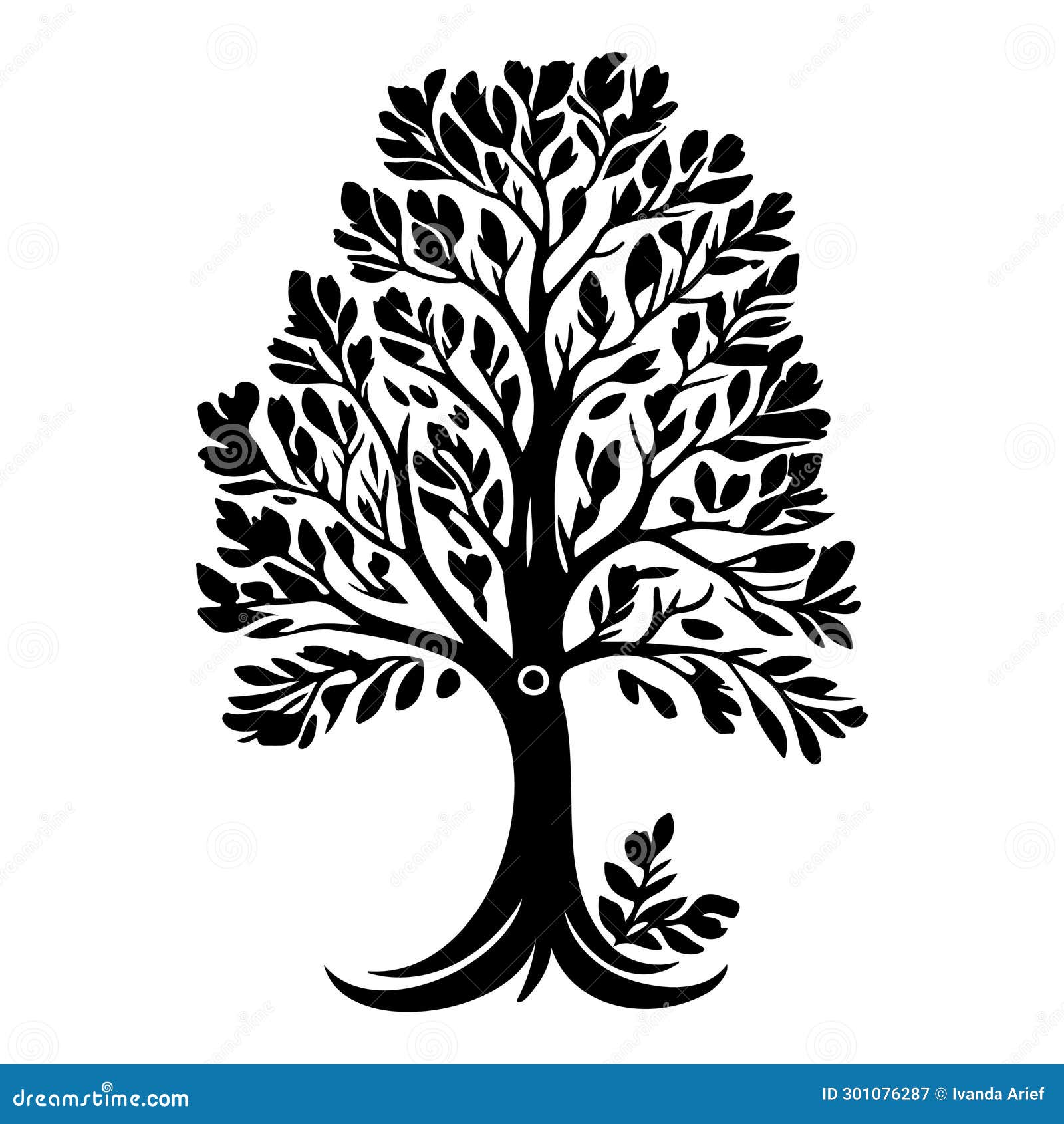 Ginger Thomas Icon Hand Draw Black Colour Tree Logo Symbol Perfect ...