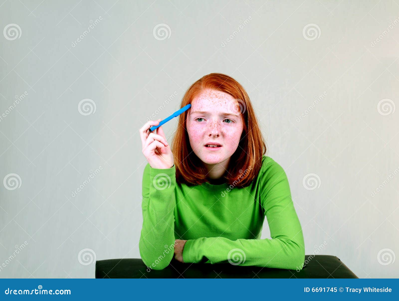 Ginger Thoughts stock image. Image of little, shot, individual - 6691745