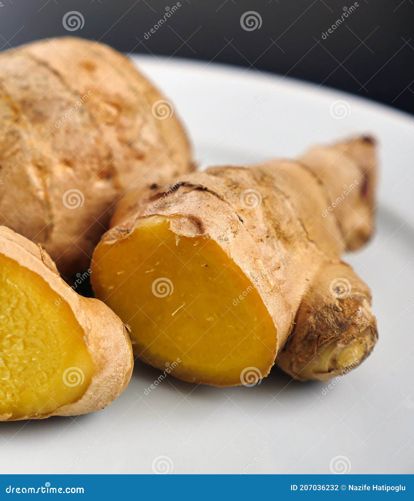 Ginger Tuber, Fresh Ginger Root Against Sexual Problems Stock Photo ...