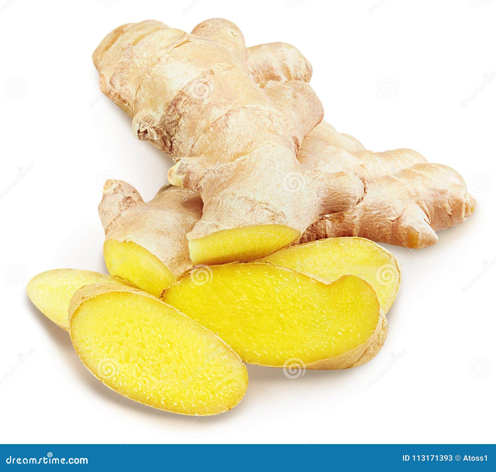 Ginger on a white stock image. Image of healthy, seasoning - 113171393
