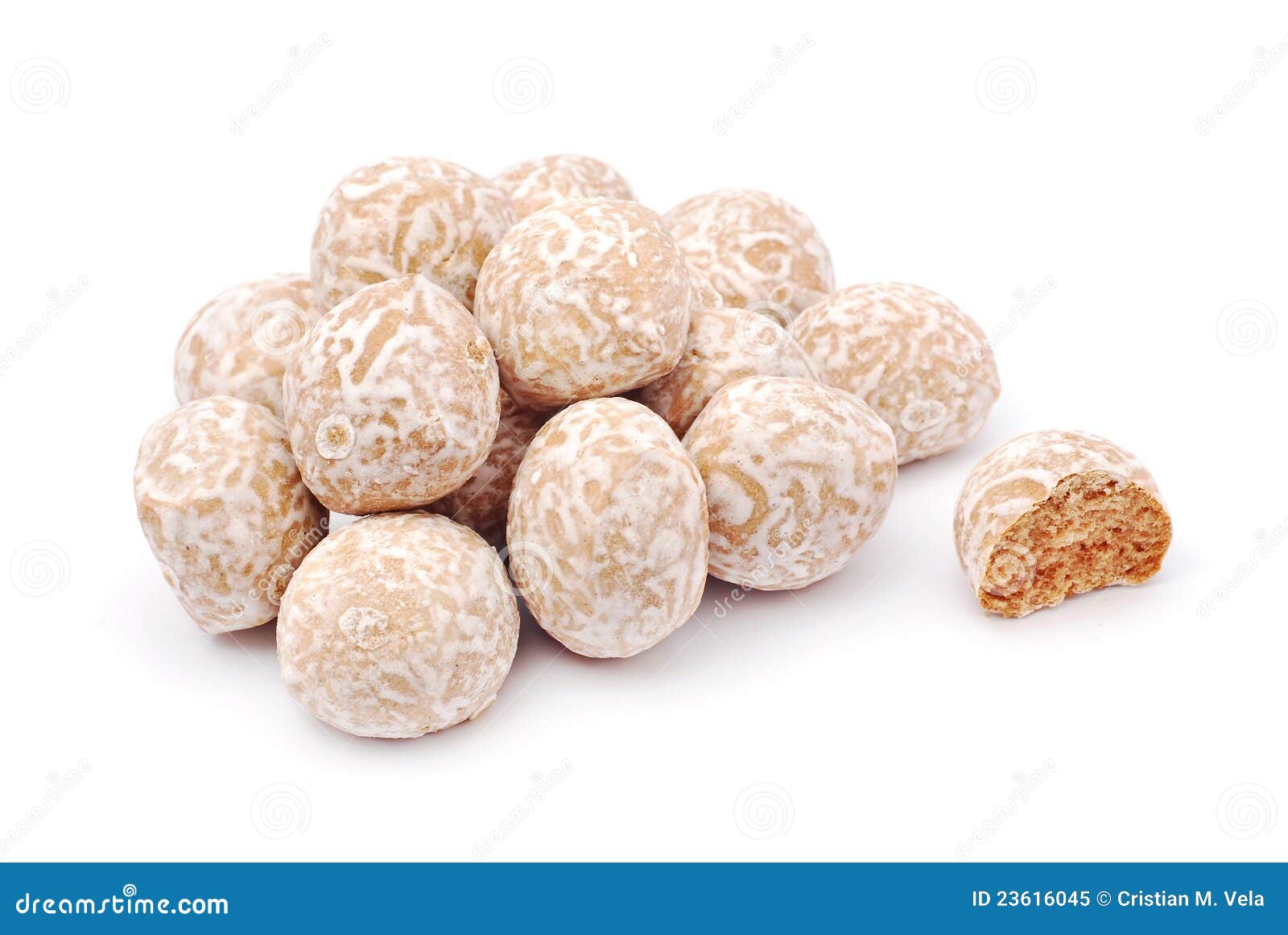 Gingerbread balls stock image. Image of cookies, snack - 23616045