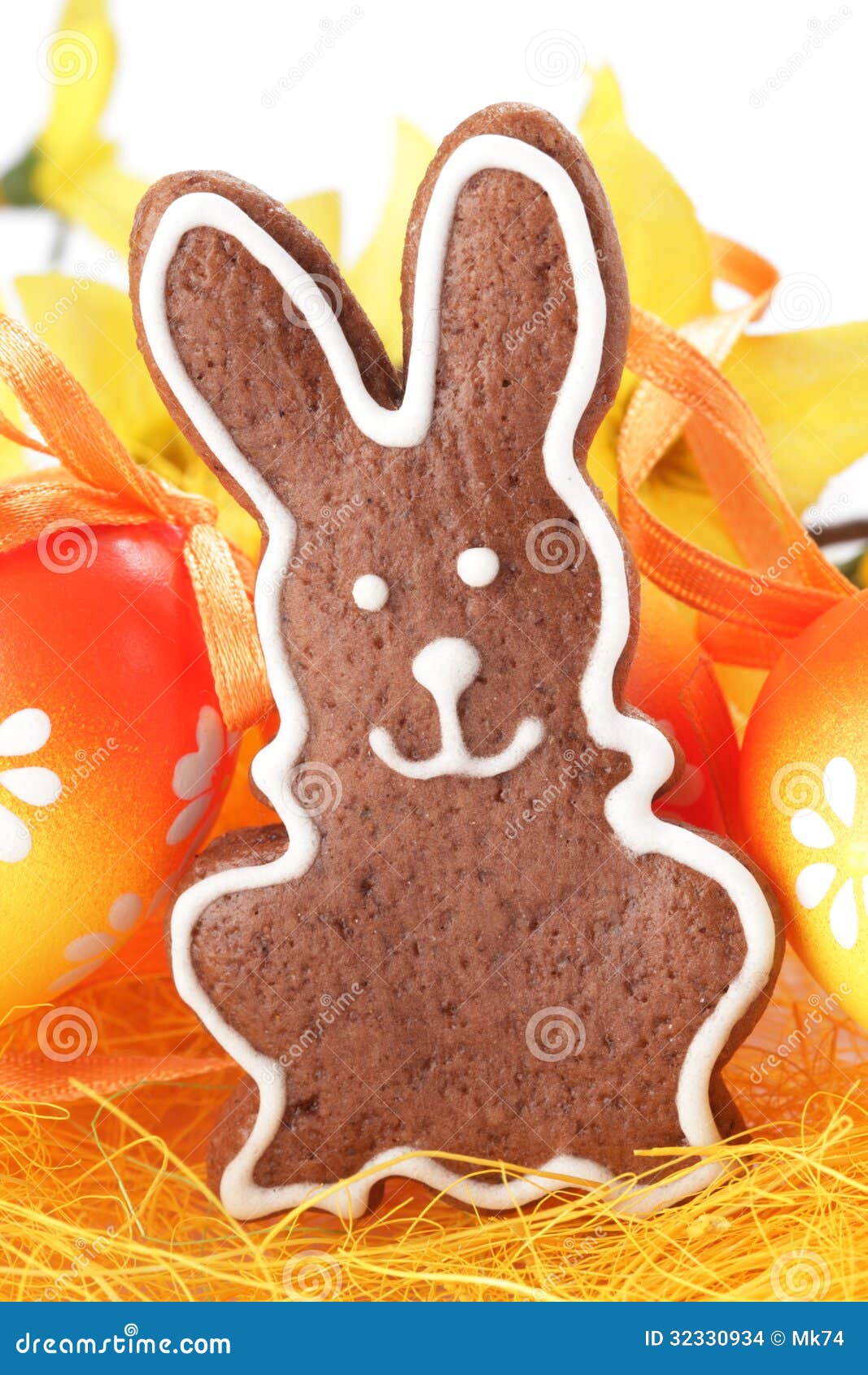 Gingerbread bunny stock photo. Image of cookie, vertical - 32330934