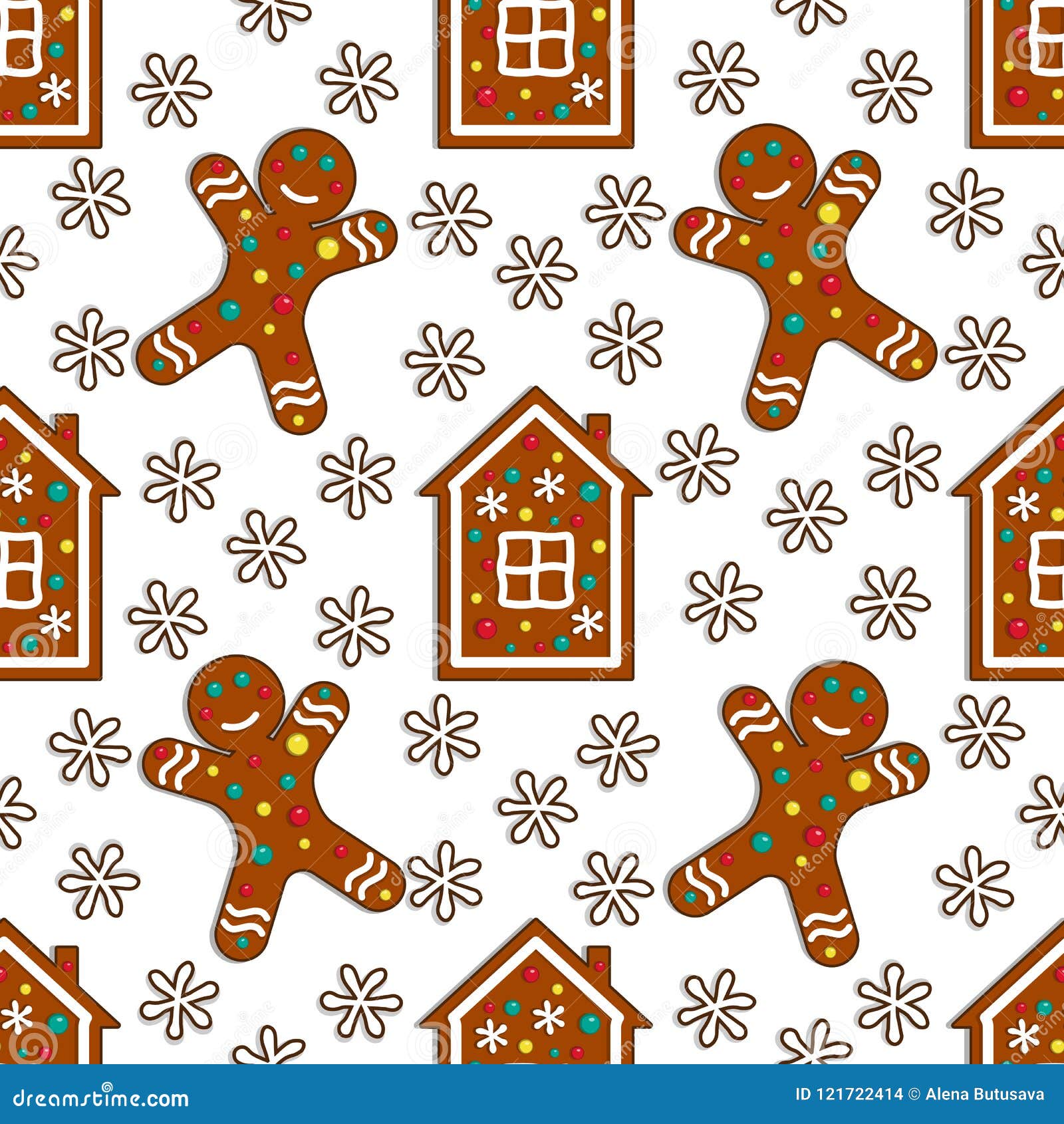 Gingerbread Candy Seamless Pattern Stock Illustration - Illustration of ... Gingerbread Candy Seamless Pattern Stock Illustration - Illustration of ...