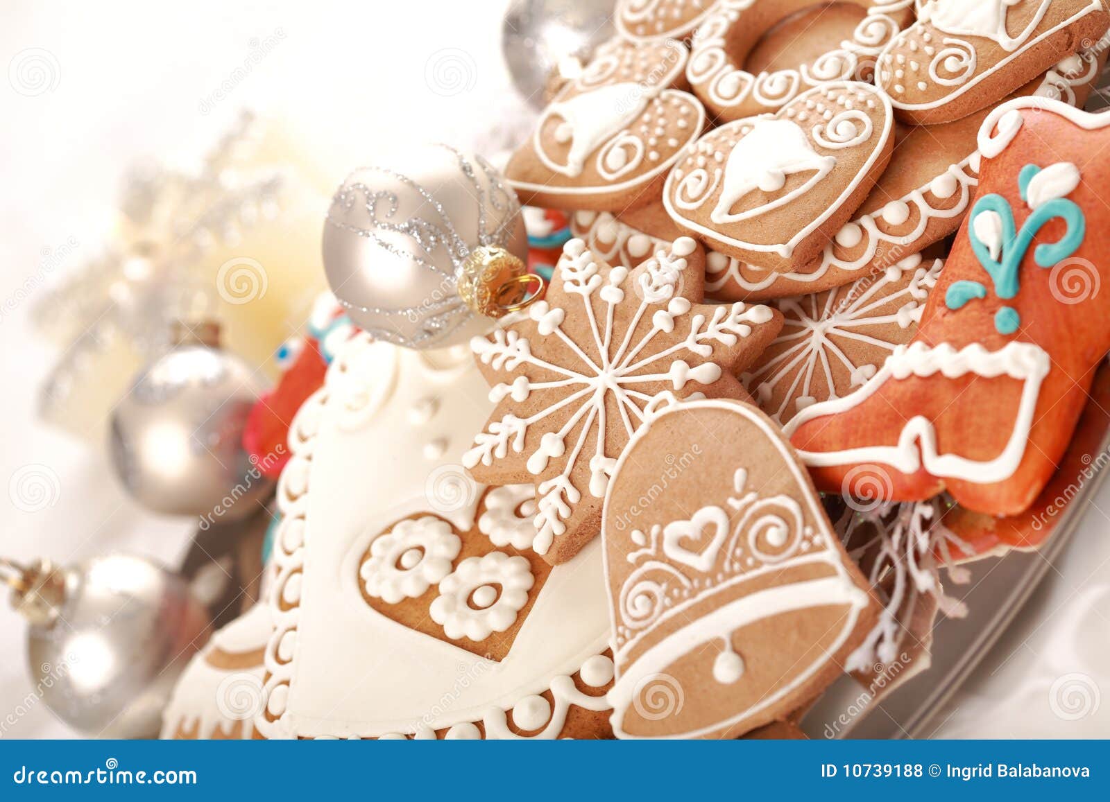 Gingerbread for Christmas stock photo. Image of aromatic - 10739188