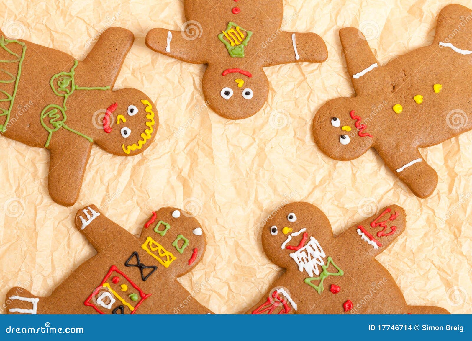 Gingerbread Circle stock photo. Image of baking, shape - 17746714