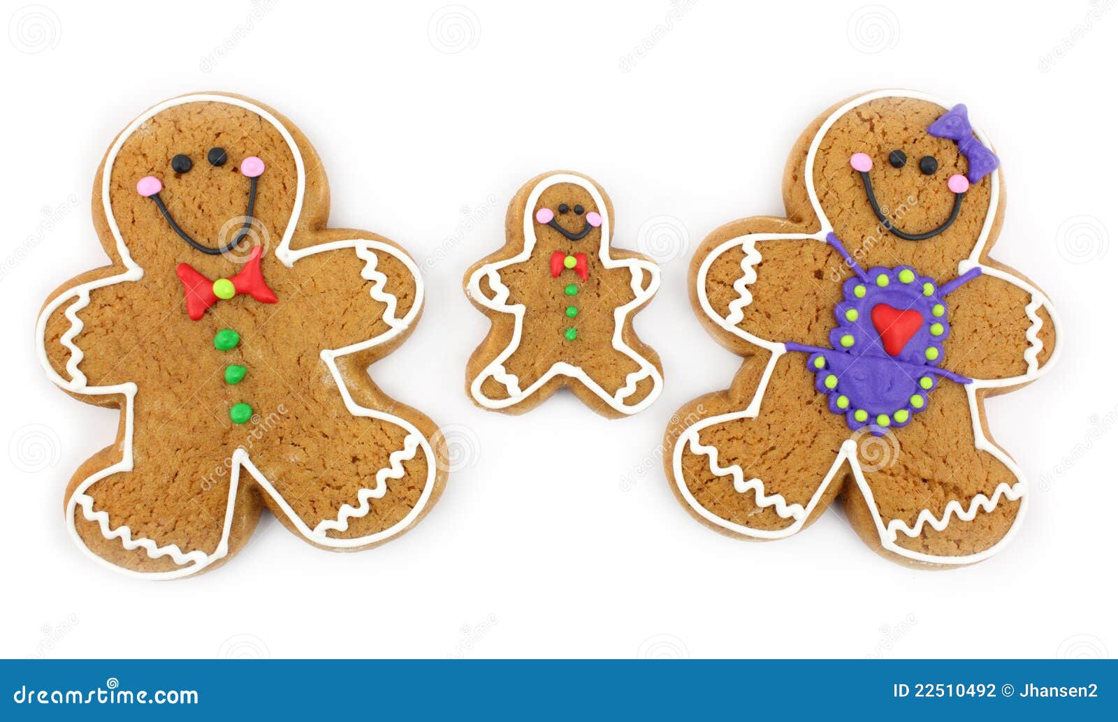 Gingerbread Cookie Of Little Cute Teddy Bear On Sleigh On Blue ...