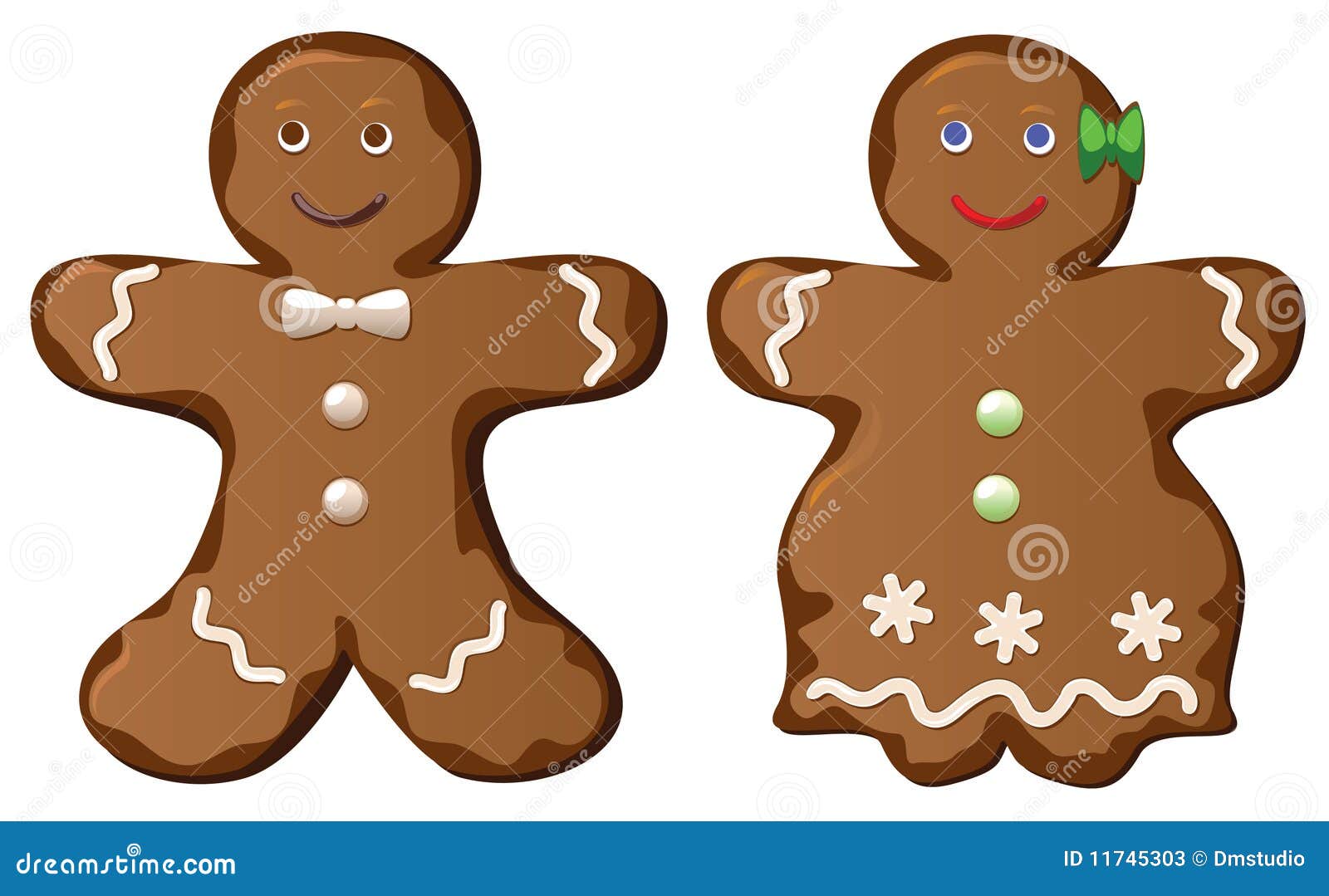 Gingerbread cookies stock vector. Illustration of cartoon - 11745303