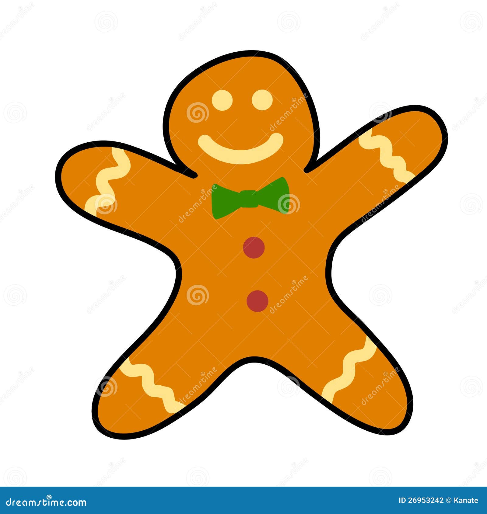Gingerbread Cookies Cartoon. Stock Vector - Illustration of delicious ...