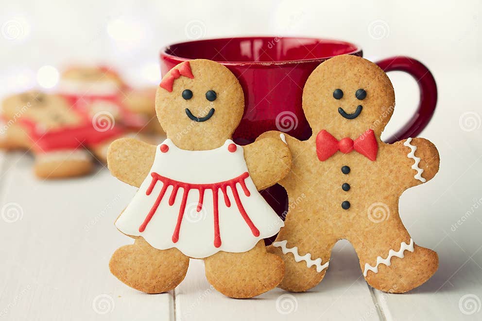 Gingerbread couple stock image. Image of gingerbread - 26652949