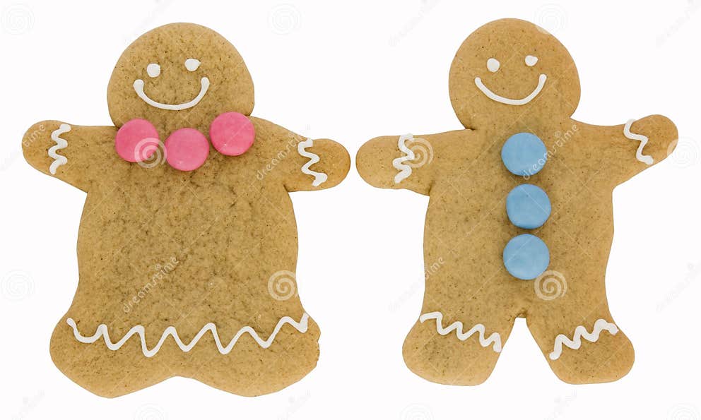 Gingerbread couple stock photo. Image of ginger, icing - 5335292