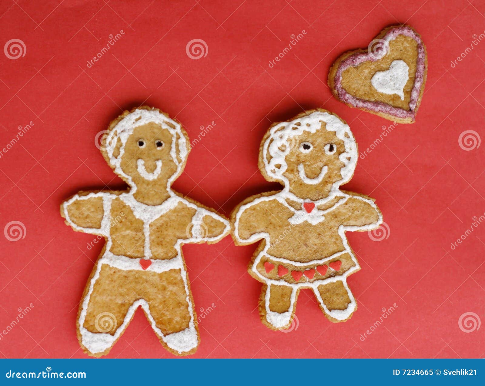 Gingerbread couple stock image. Image of cookies, family - 7234665