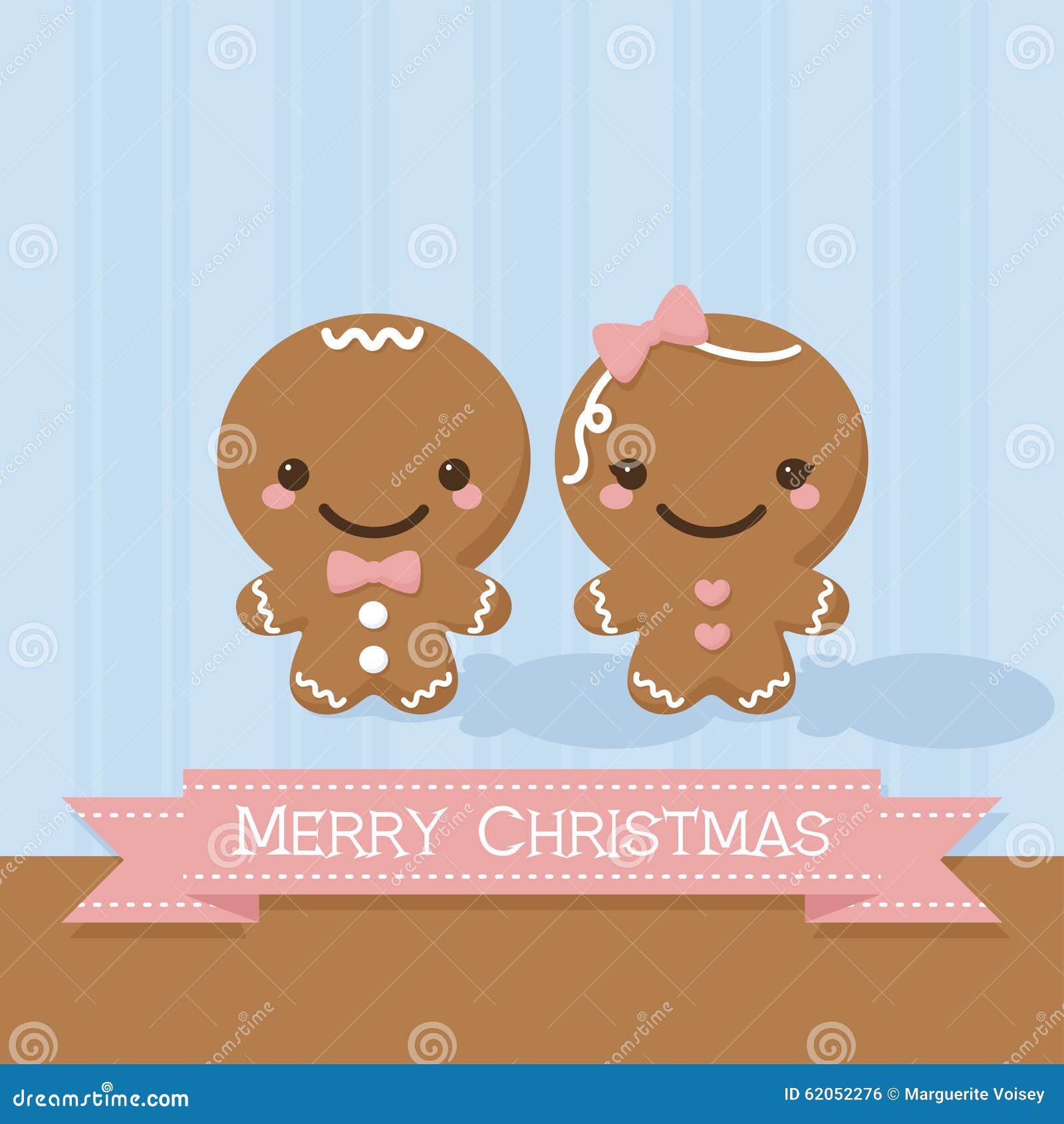 Gingerbread Couple stock vector. Illustration of gingerbread - 62052276