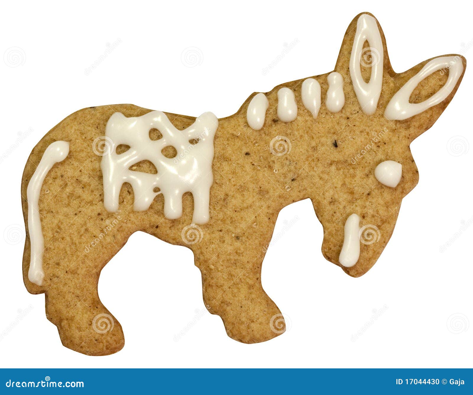 Gingerbread Donkey with Clipping Path Stock Photo - Image of clipping ...