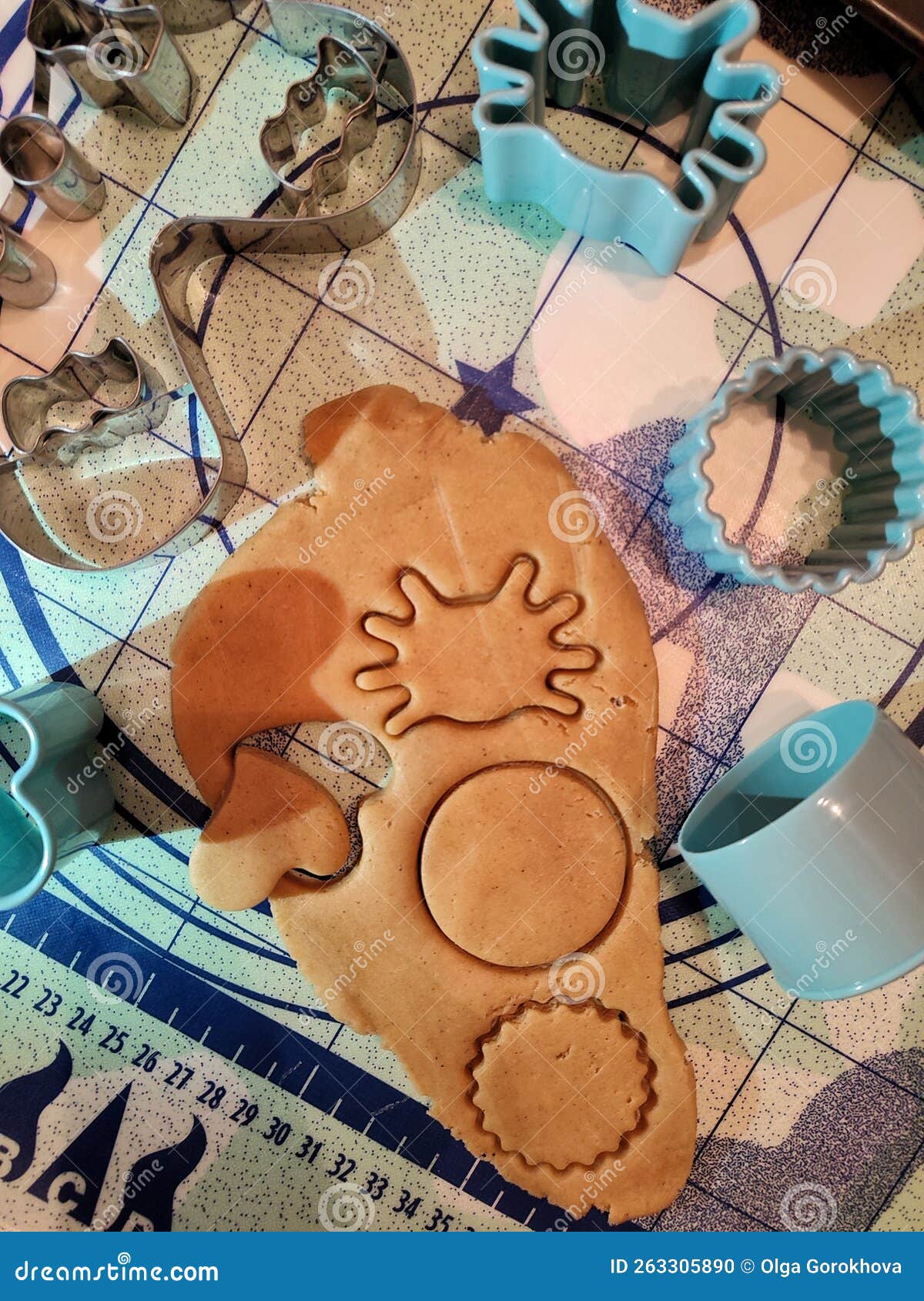 Gingerbread dough man stock photo. Image of gingerbread - 263305890