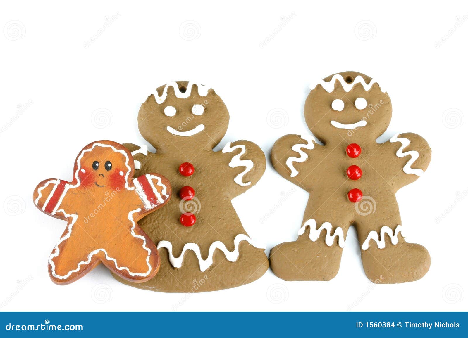 Gingerbread Family stock photo. Image of black, isolated - 1560384