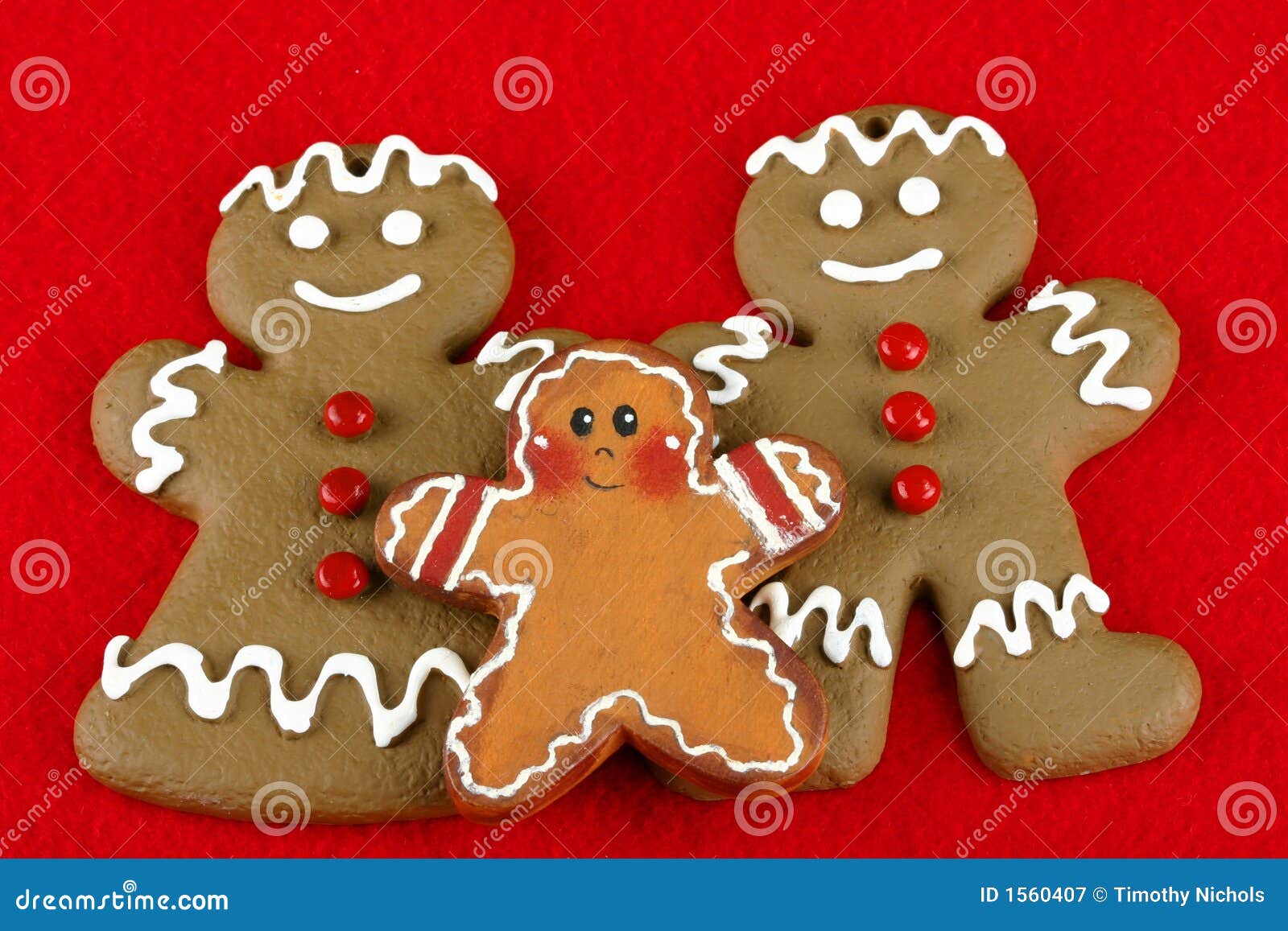 Gingerbread Family stock image. Image of father, woman - 1560407