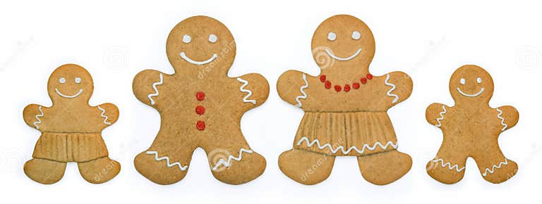 Gingerbread family stock image. Image of dessert, ginger - 8188503