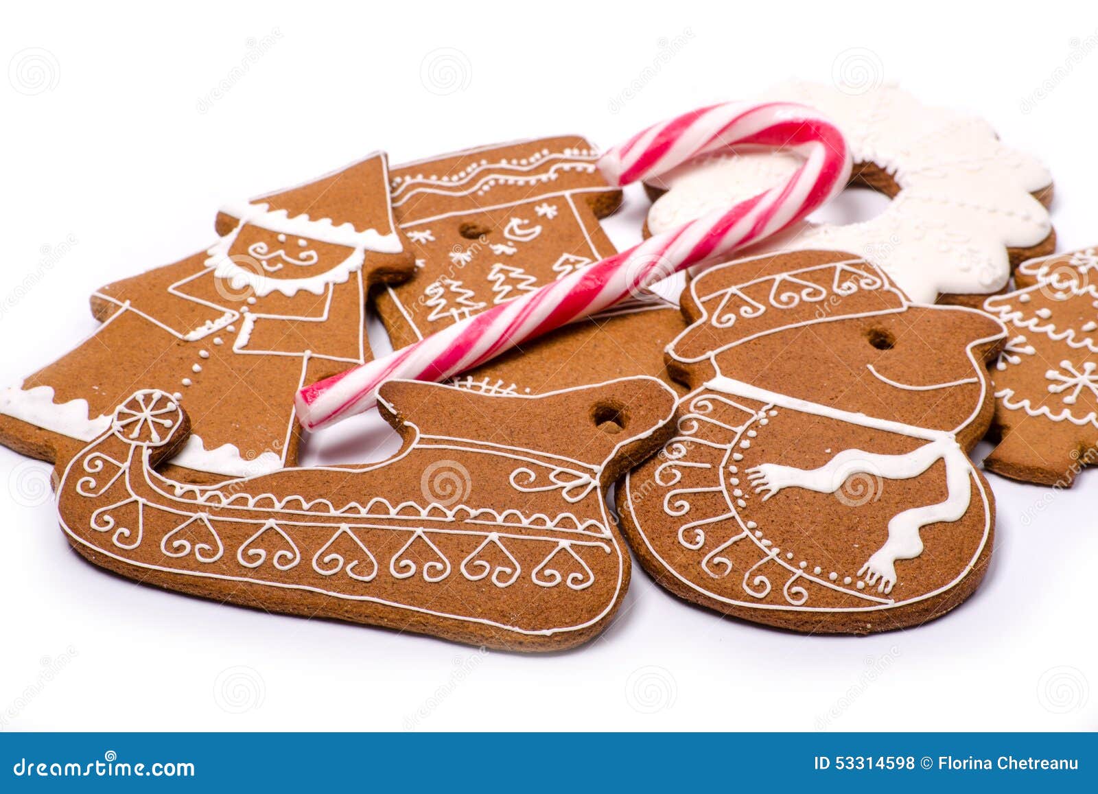 Gingerbread figures stock photo. Image of biscuit, cookie - 53314598