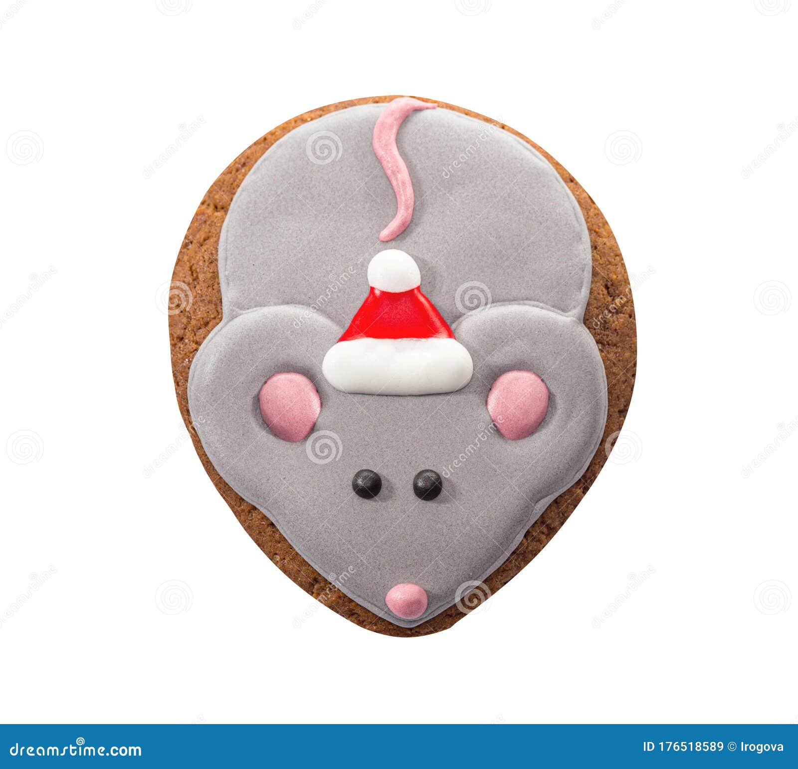 Gingerbread ginger Mouse stock image. Image of isolated - 176518589