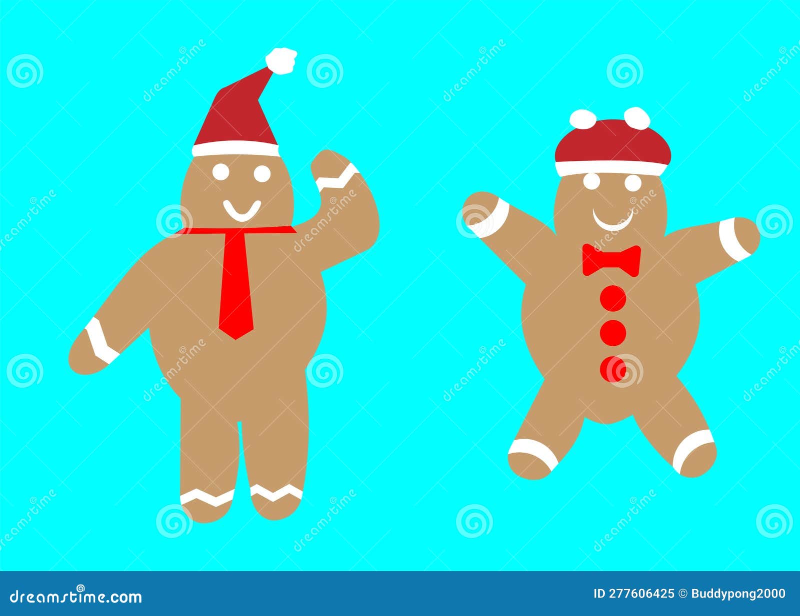 Set of Gingerbread Man Vector and Illustration Stock Vector ...