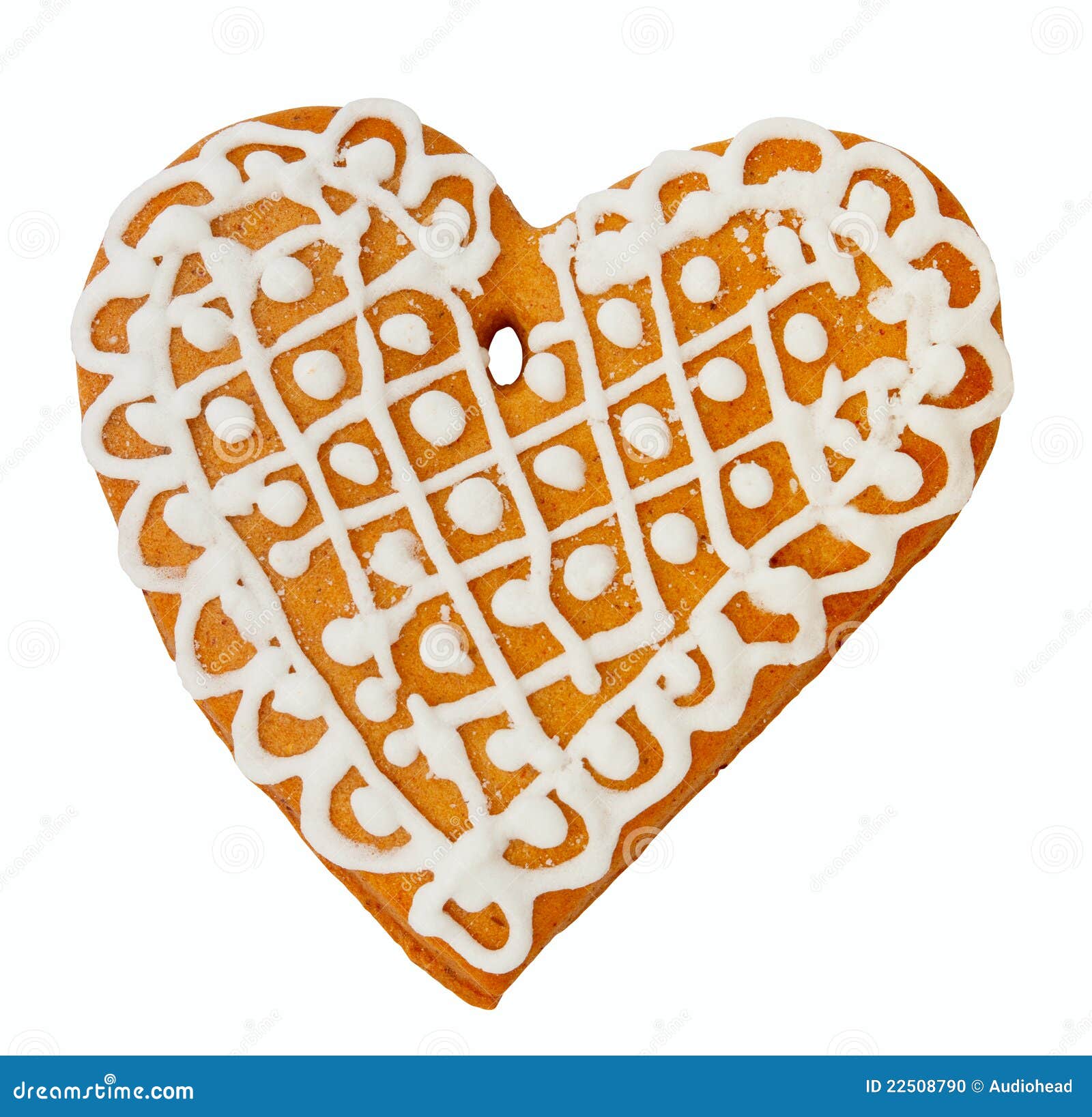 Gingerbread Heart stock photo. Image of homemade, biscuit - 22508790