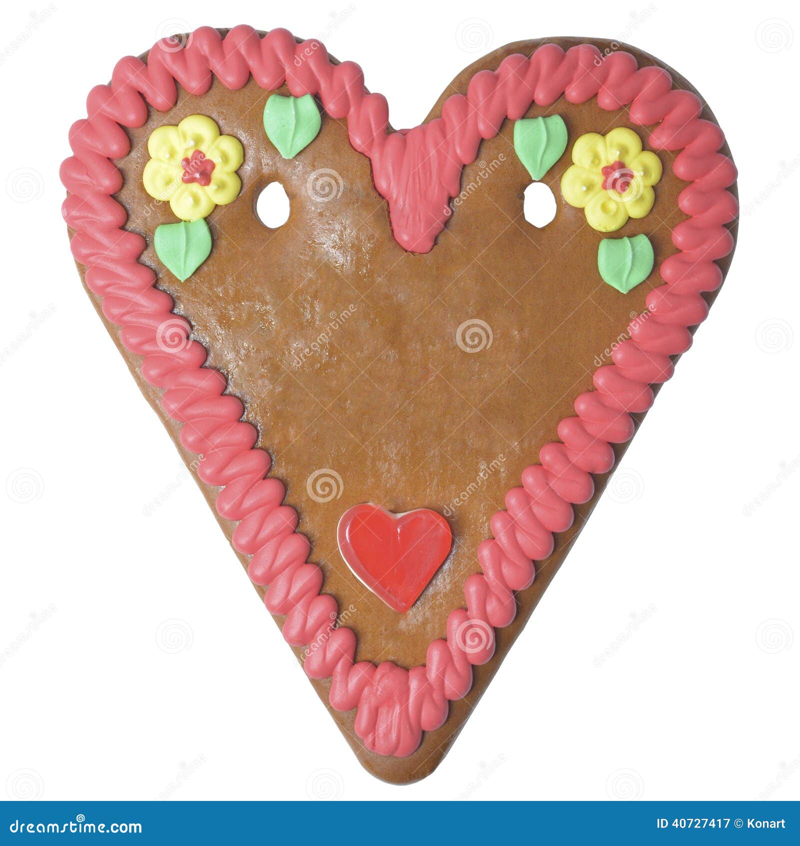 Gingerbread heart stock image. Image of festival, brown - 40727417