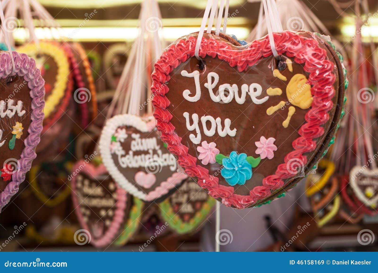 Gingerbread heart stock image. Image of offered, gingerbread - 46158169