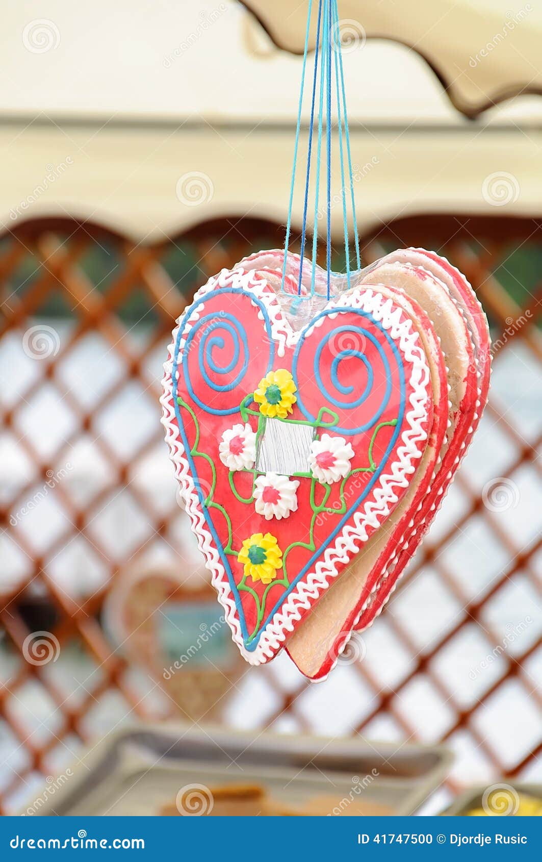 Gingerbread hearts stock photo. Image of love, food, oktoberfest - 41747500