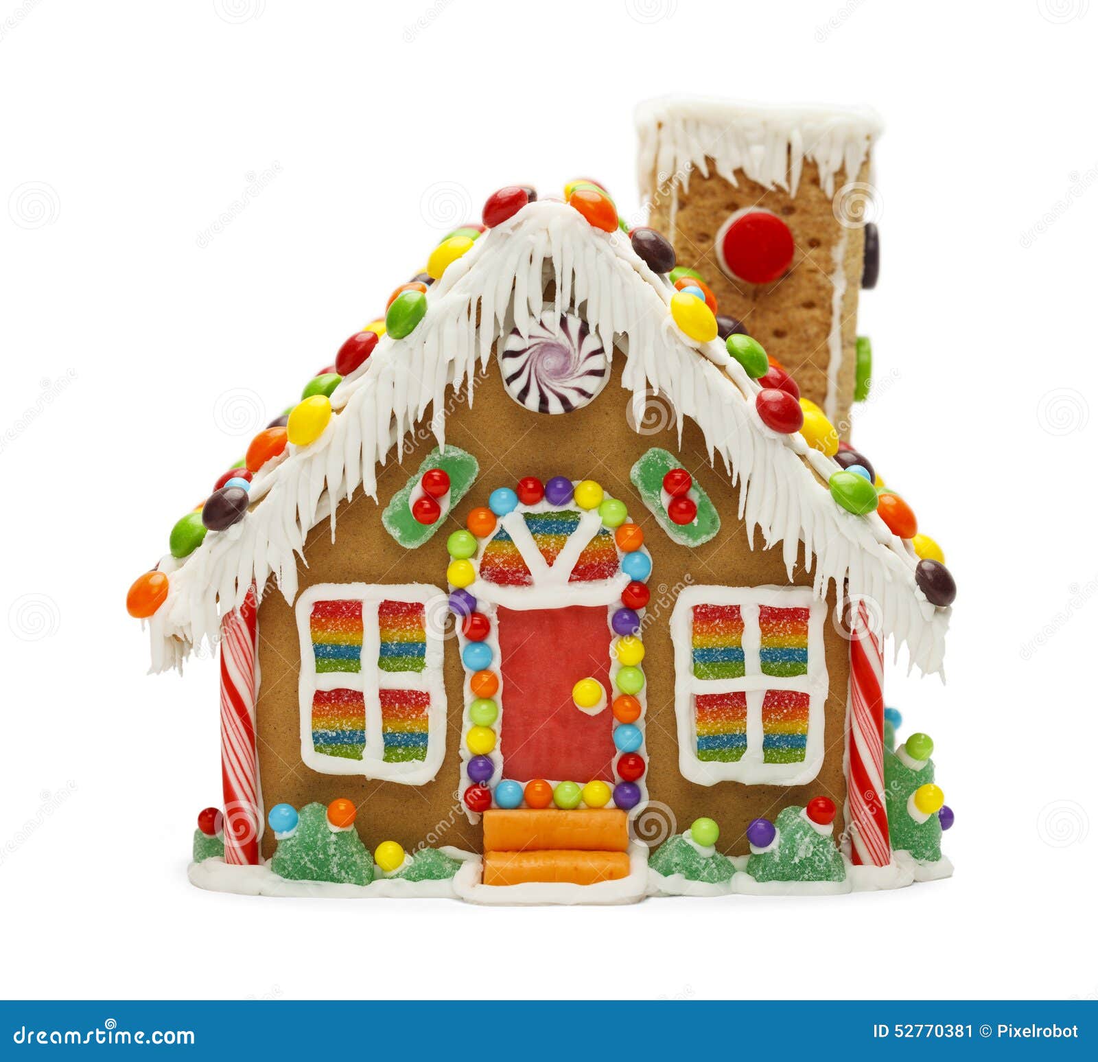 Gingerbread House stock image. Image of cake, candy, celebration - 52770381