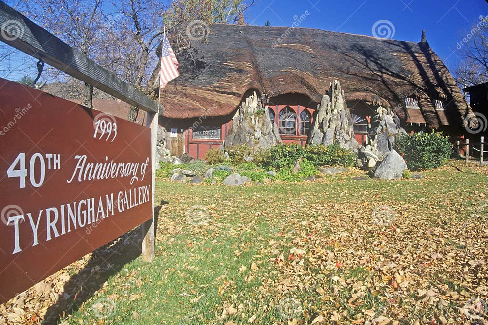 Gingerbread House, Tyringham, Massachusetts Editorial Stock Image ...