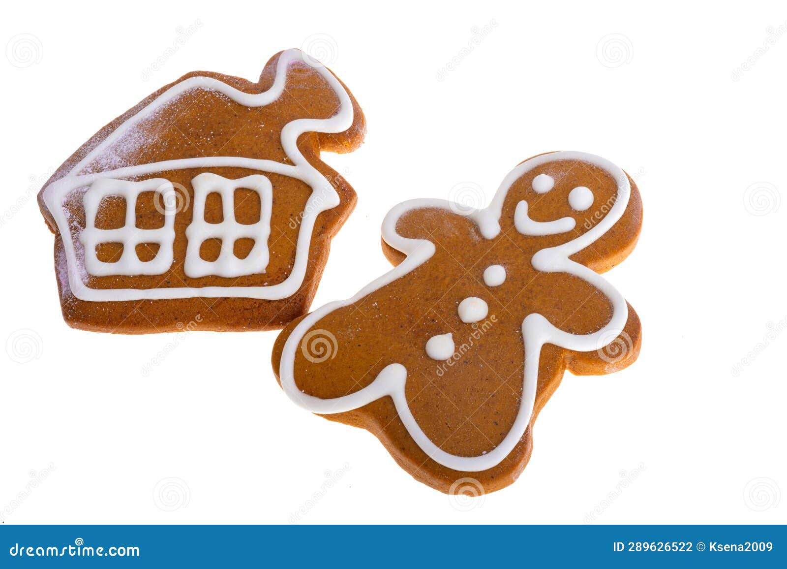 Gingerbread isolated stock photo. Image of bakery, tasty - 289626522