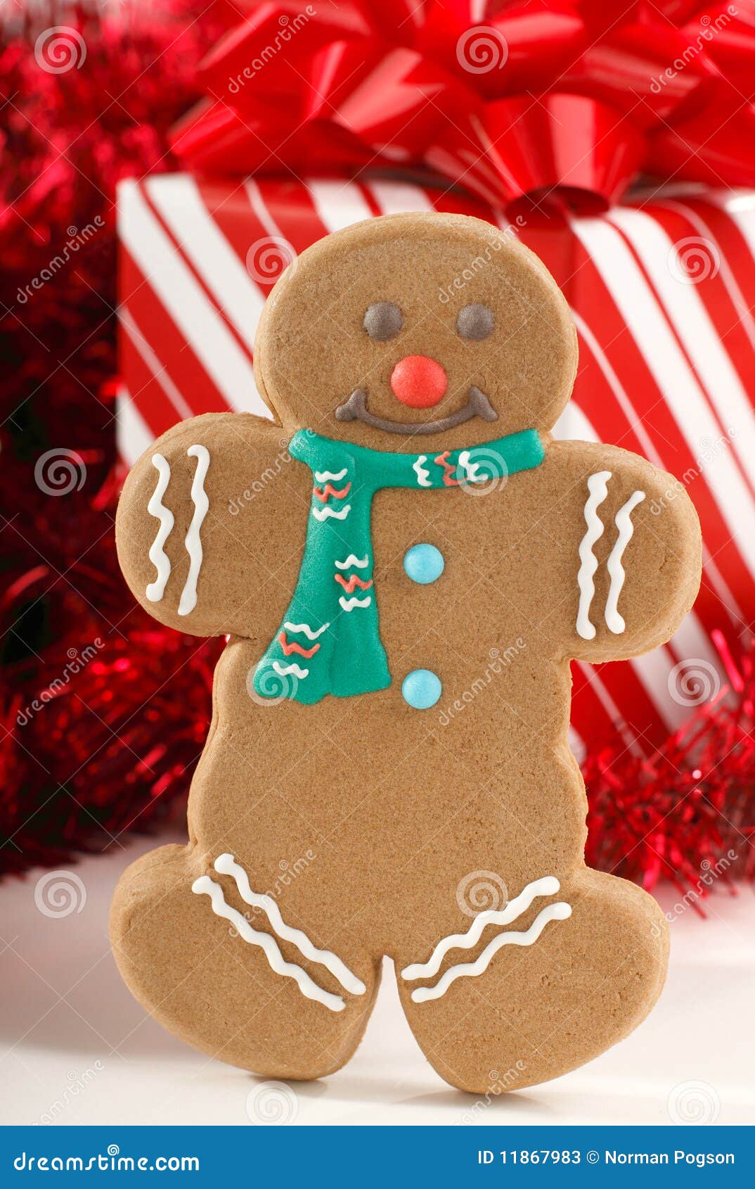 Gingerbread Man stock image. Image of background, decorated - 11867983