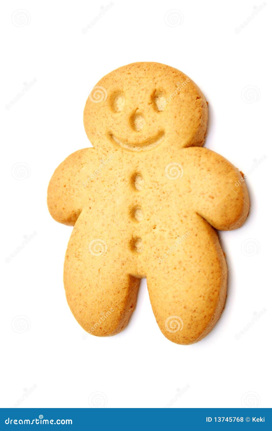Gingerbread man stock photo. Image of snack, smile, ginger - 13745768