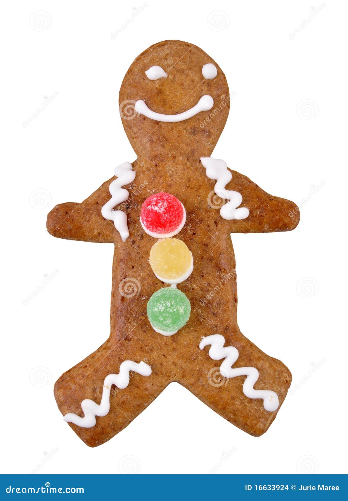 Gingerbread Man stock photo. Image of single, biscuit - 16633924