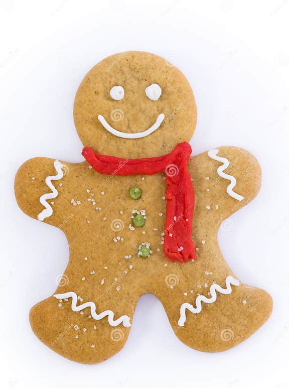Gingerbread man stock photo. Image of shape, home, smiling - 7047626