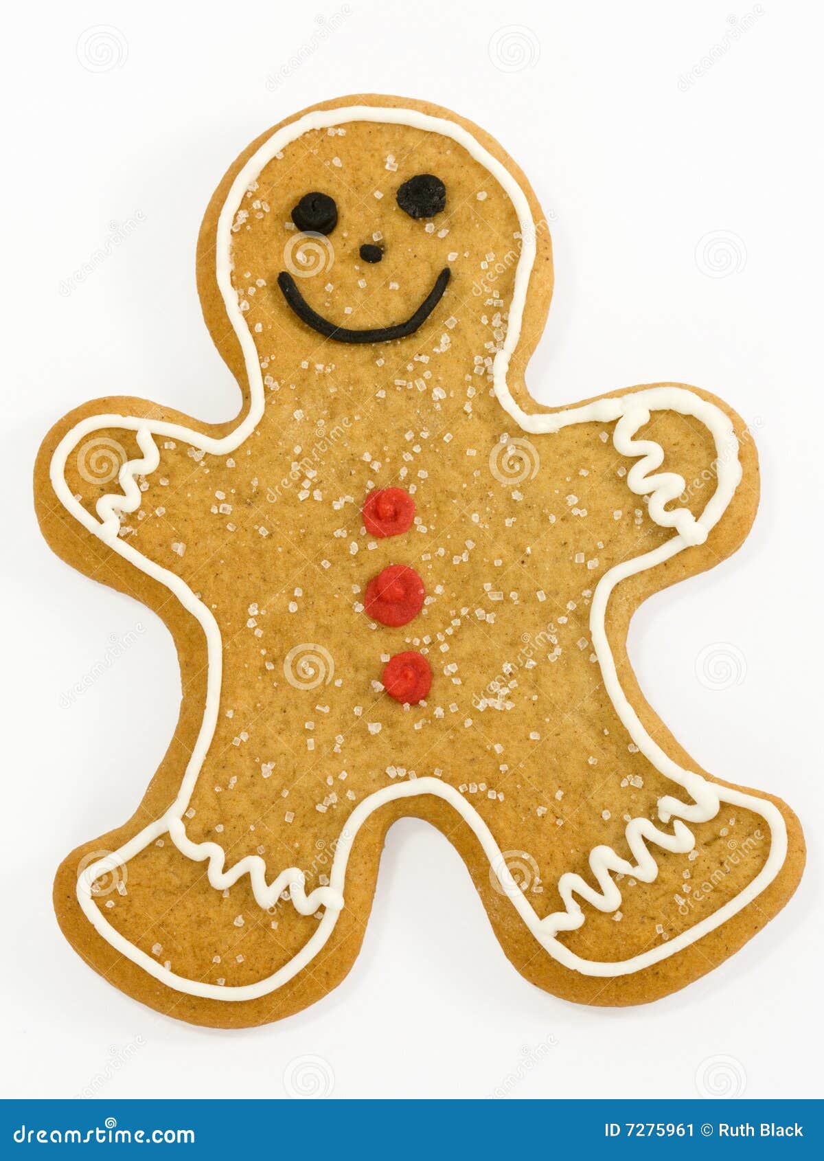 Gingerbread man stock image. Image of delicious, ginger - 7275961