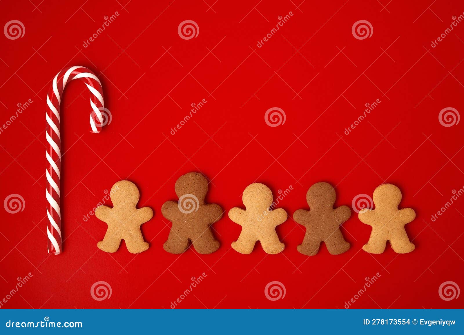 Gingerbread Man Christmas Background. Stock Photo - Image of decorated ...