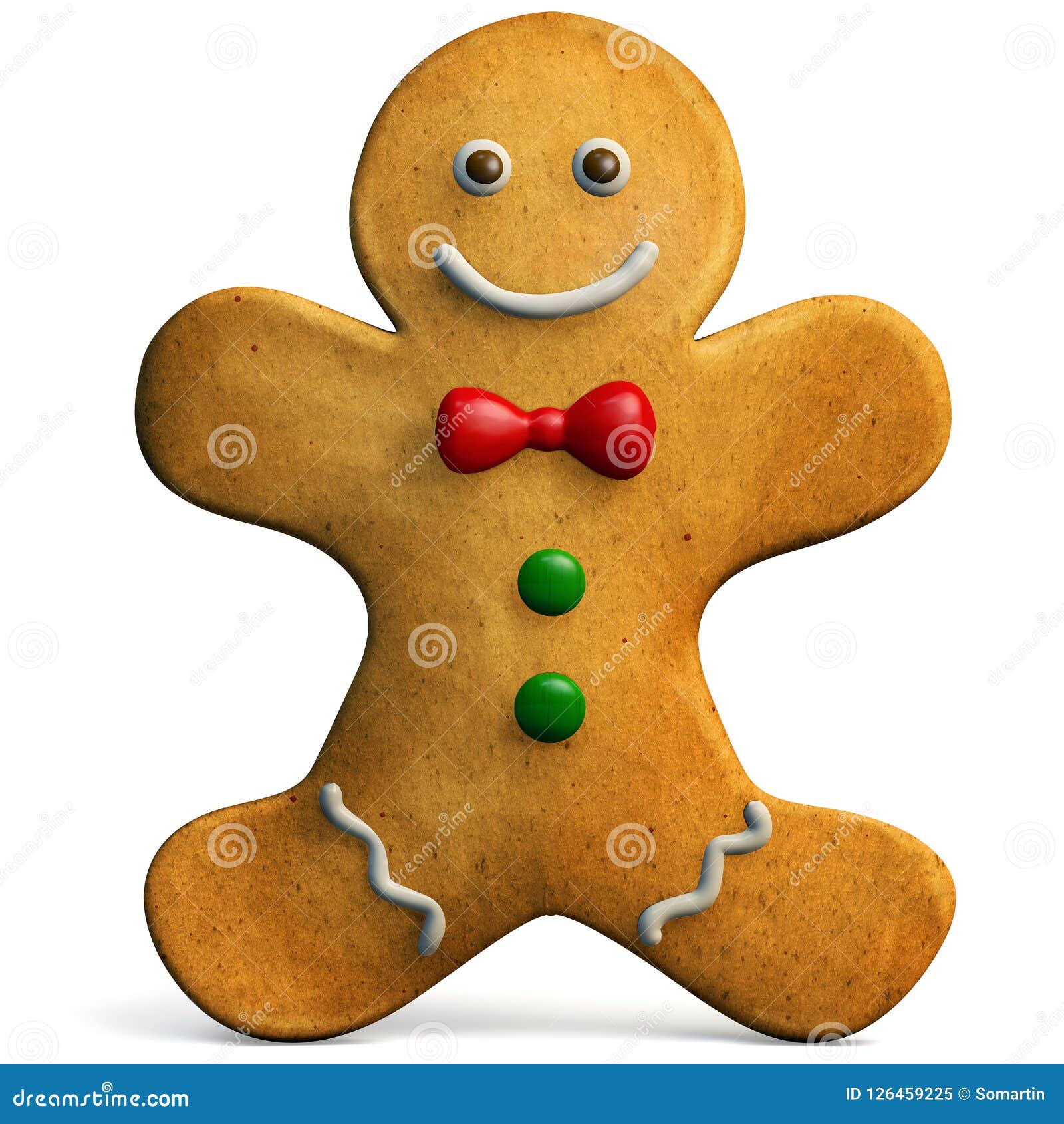 Gingerbread Man Christmas Icon Stock Illustration - Illustration of ...