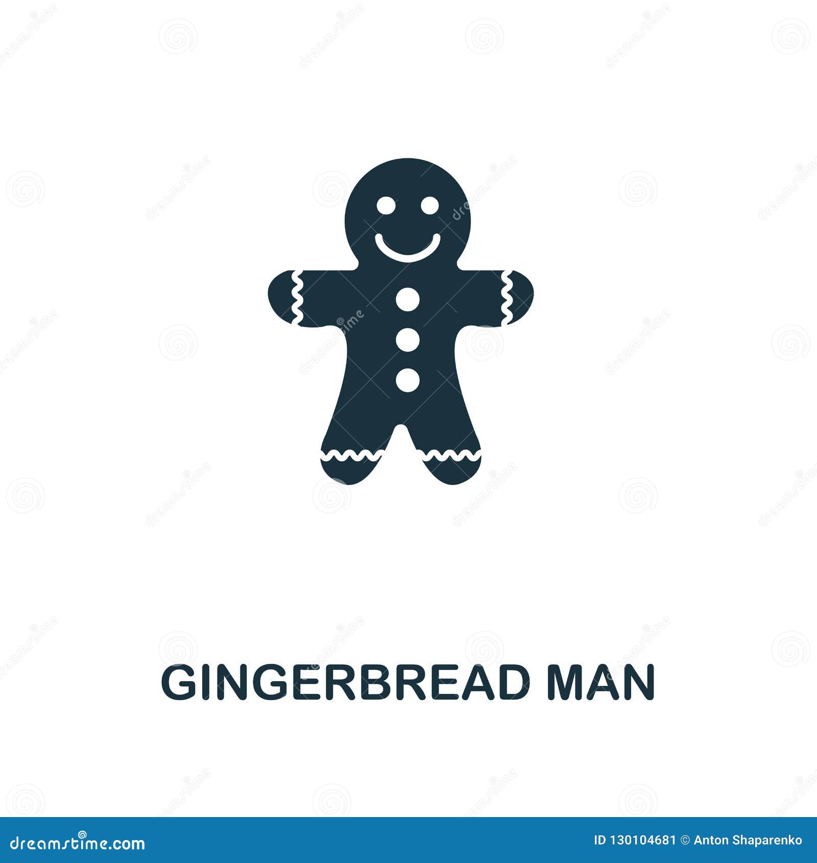 Gingerbread Man Icon. Premium Style Design from Christmas Icon ...