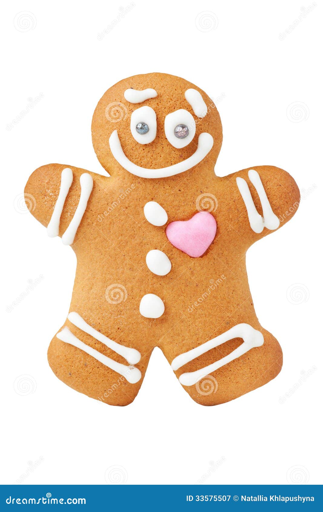 Gingerbread man stock image. Image of isolated, brown - 33575507