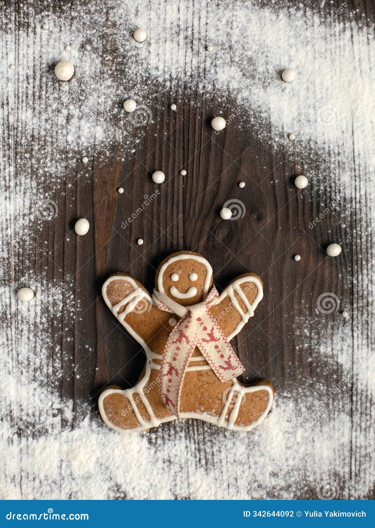 Gingerbread stock photo. Image of powdered, icing, sugar - 342644092