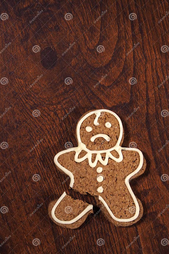 Gingerbread man. stock photo. Image of icing, food, homemade - 60778772